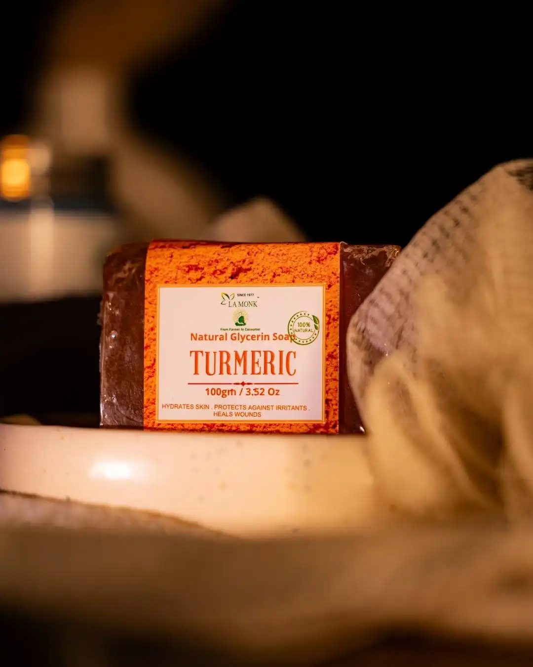 Turmeric Glycerin Soap - LA Monk